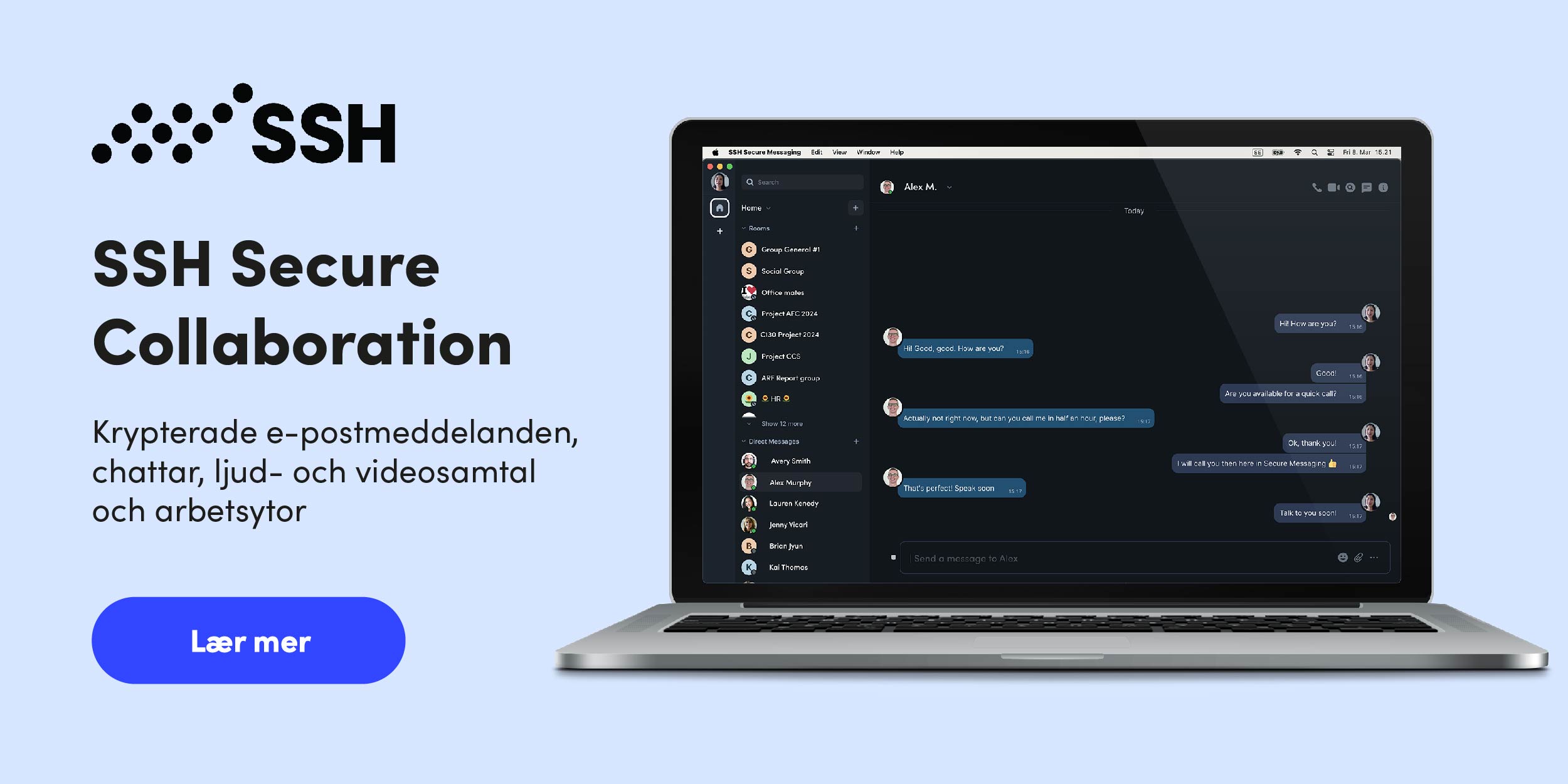 SalaX Secure Collaboration: Dina kanaler för att dela sensitiv information